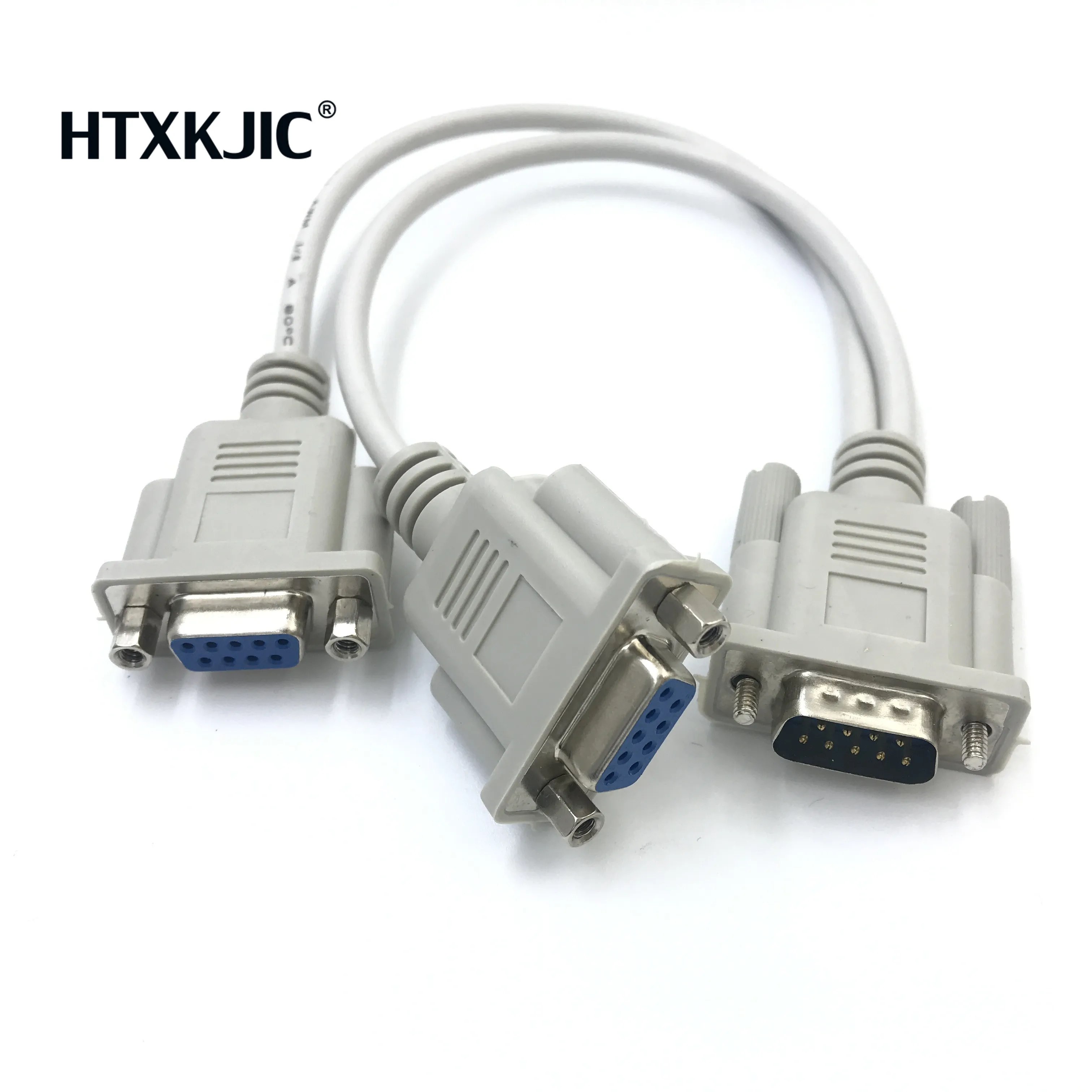 DB9 9Pin 1 to2 Rs232 Serial Cable Splitter Directly Connected COM 2 in ...