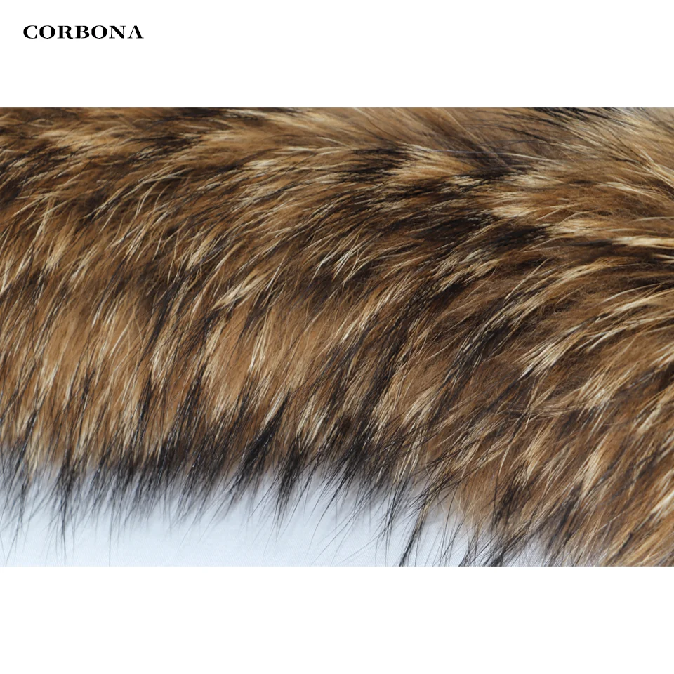 Парка CORBONA N3B Мужская зимняя, длинное пальто оверсайз с капюшоном из натурального меха ...