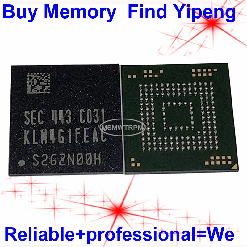 Флэш-память KLM4G1FEAC-C031 153FBGA EMMC 4GB KLM4G1F 1266.35₽ - #Аличекер#