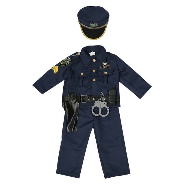 Kits Police Officer Cosplay Uniform Costume - AllCosplay.com