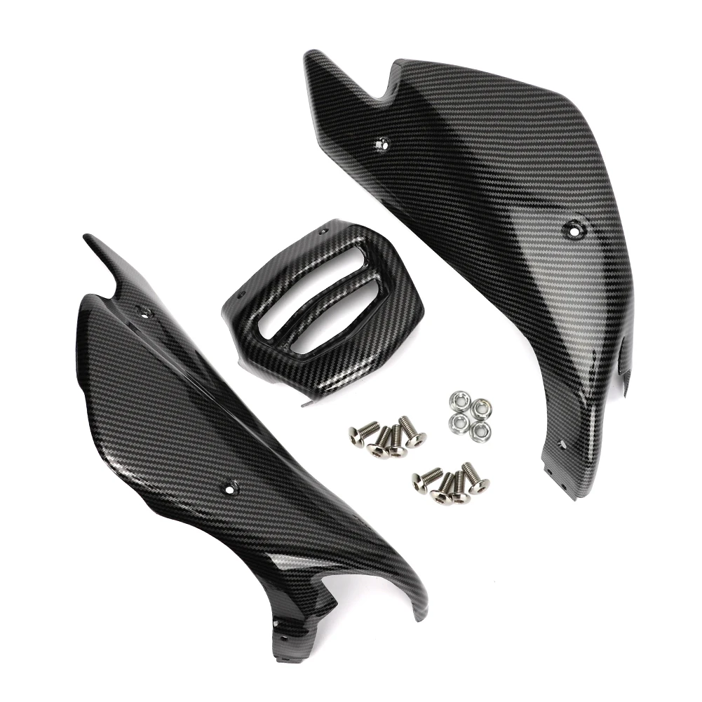 Motorcycle Fairing Spoiler Engine Cladding Mounting Kit Assembly Carbon ...