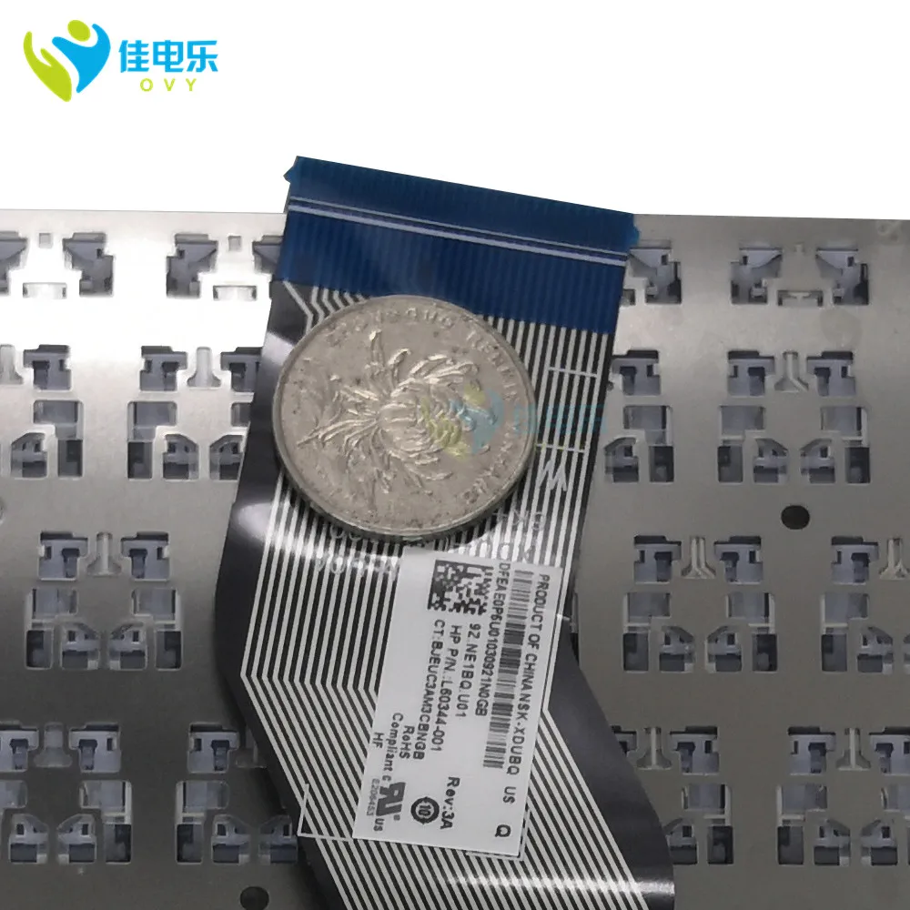 US English Backlight Keyboard For HP ENVY X360 15-BS 15T-BS 15-BP 15 ...