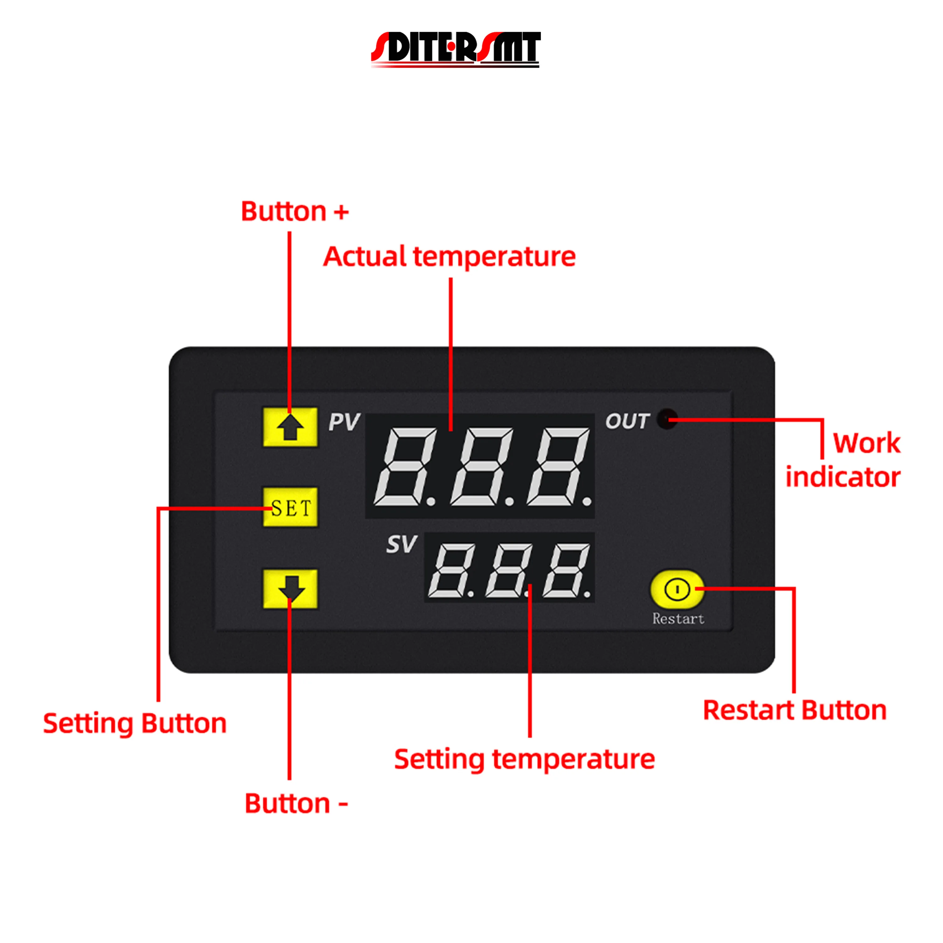 Microcomputer temperature controller схема подключения