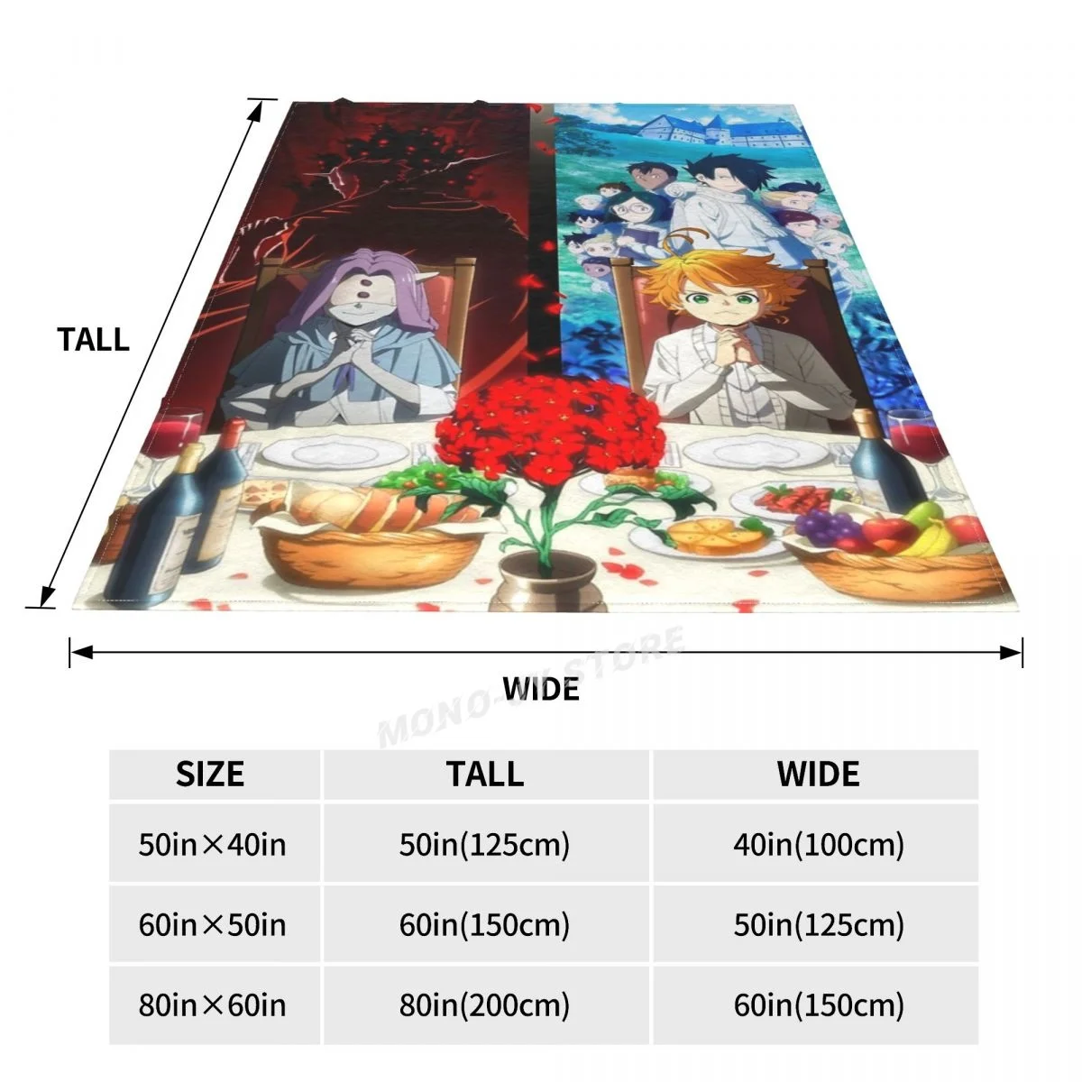 4K The Promised Neverland 2nd Season (Yakusoku No Neverland) Throw ...