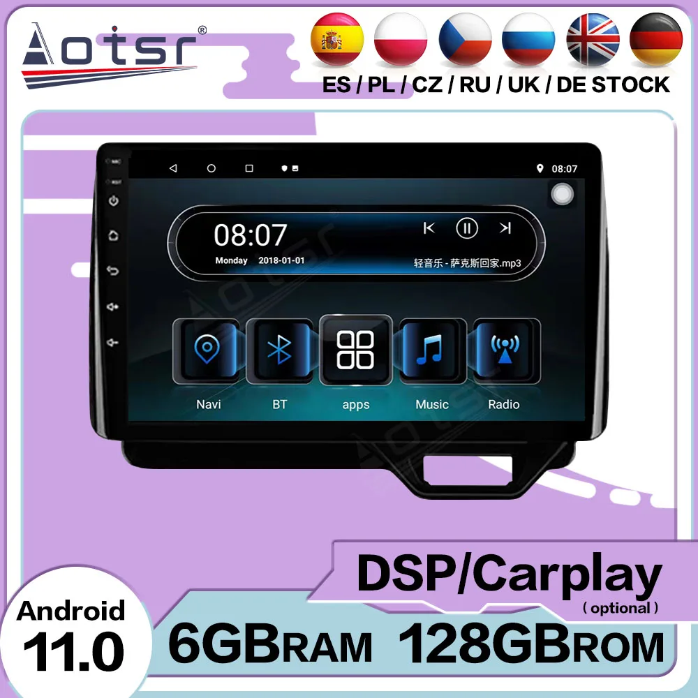 Android 11 для Honda N-BOX II 2 JF3 JF4 2017 2018 2019 2020 2021 GPS ...