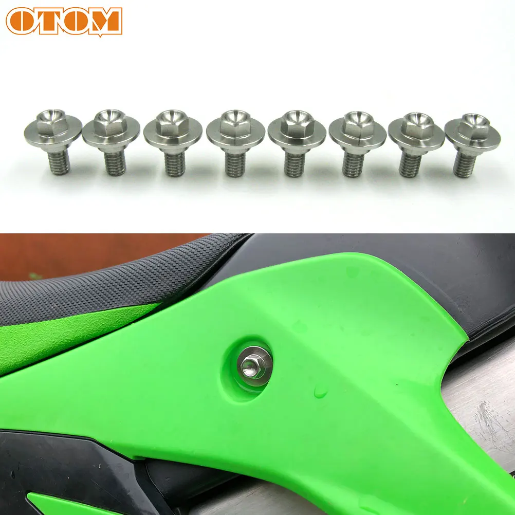 Винты OTOM M6 с шестигранной головкой из нержавеющей стали, болты с цилиндрической головкой для ...