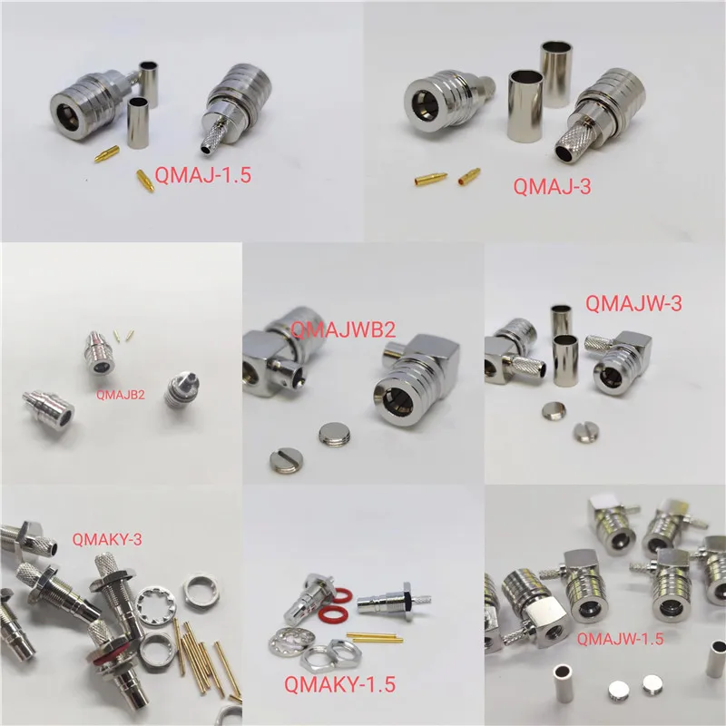 10pcs QMA Connector QMA мужской и женский Φ-3 Qma-j-1.5 - 3 Qma-jw-1.5 | AliExpress
