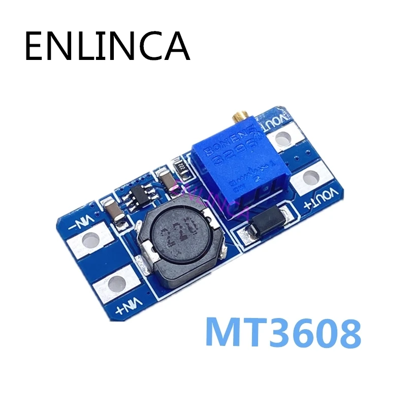Повышающий Модуль питания MT3608, макс. 2 а, с 3-5 в до 5 В/9 В/12 В/24 ...