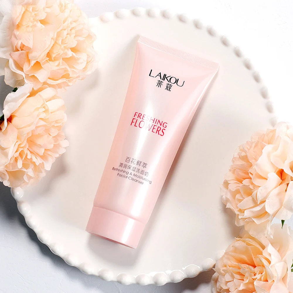 Freshing Flowers Refreshing Moisturizing Facial Cleanser 100g Oil ...