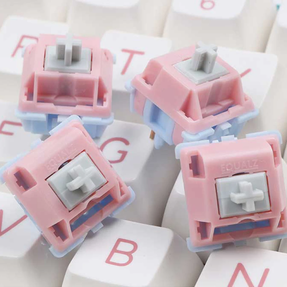 EQUALZ Fierce Girl Switches for Mechanical Keyboard 58.5g Linear Axis 5 ...