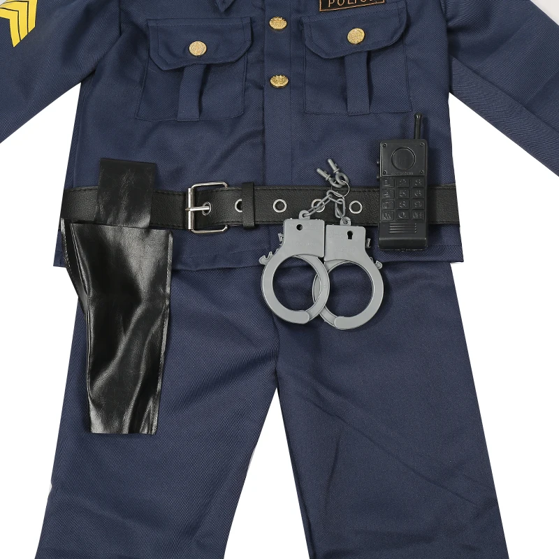 Kits Police Officer Cosplay Uniform Costume - AllCosplay.com