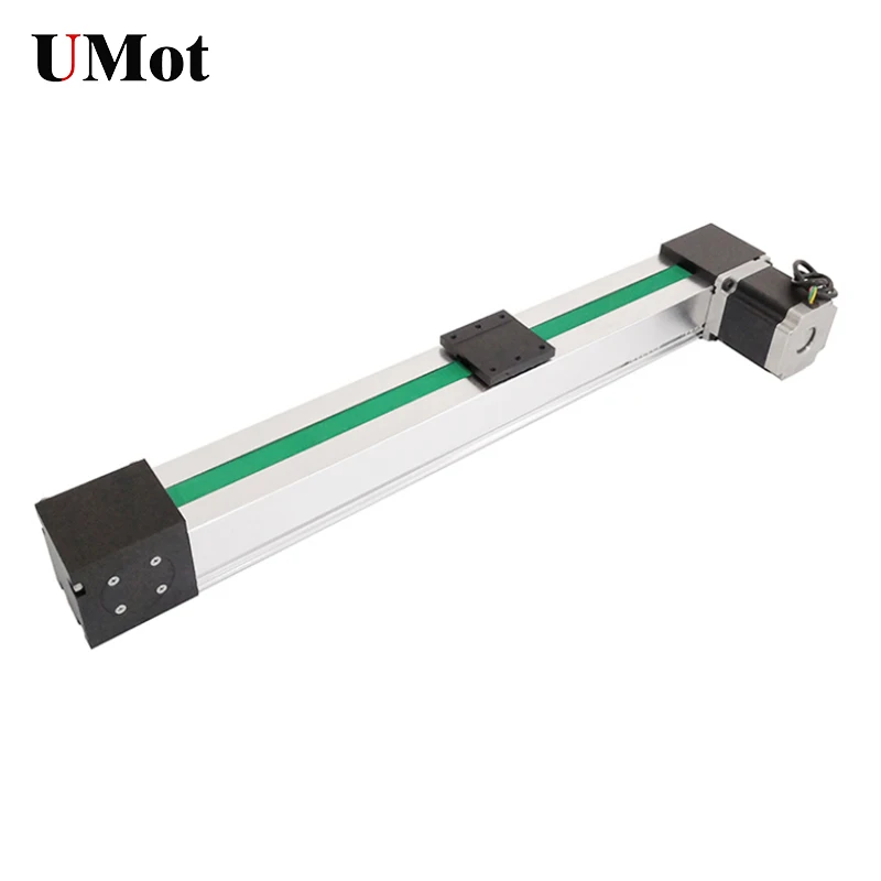 High Speed 100-3000mm Stroke Linear Belt Driven Guide Slide Rail Motion ...