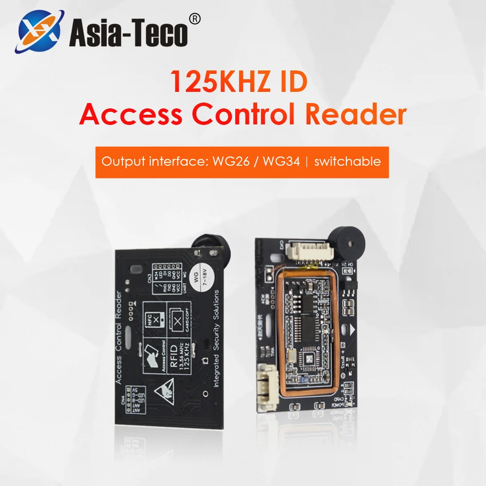 Модуль считывателя карт RFID Asia-Teco Kpass ID 125 кГц | AliExpress