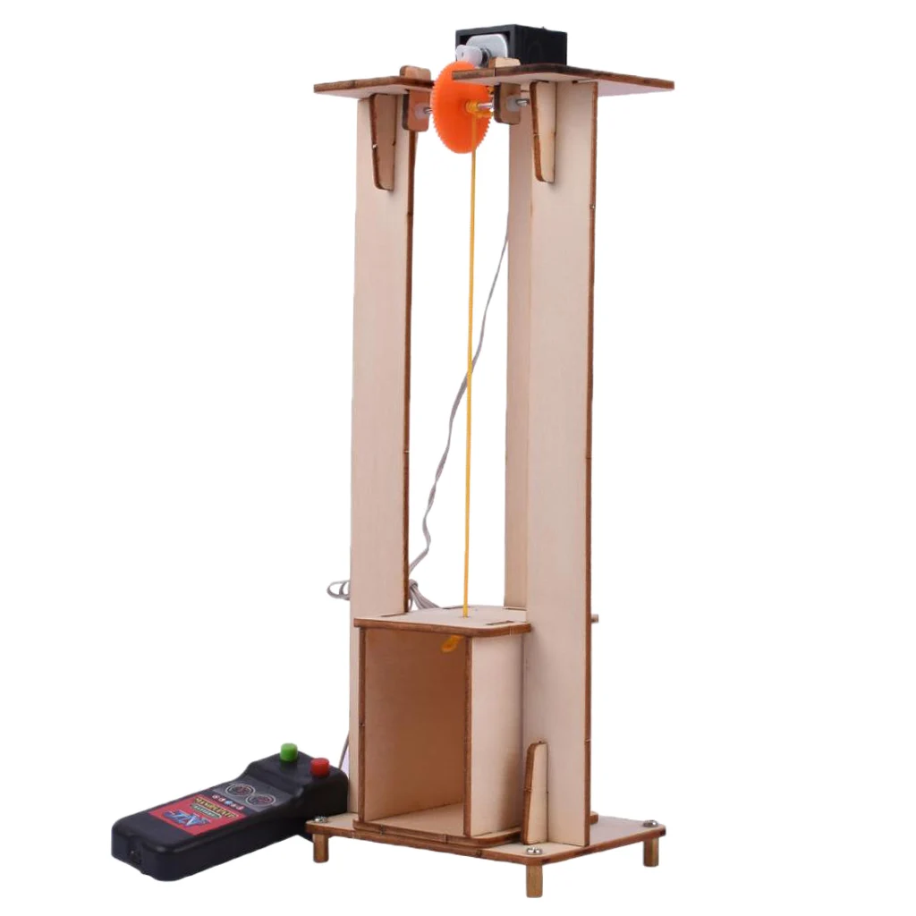 DIY Model Electric Lift Innovation Elevator for Kids Science Technology ...