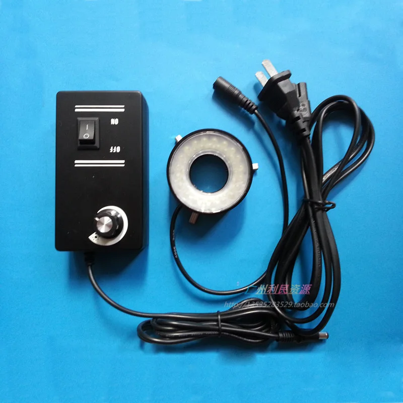 Optical Monocular Microscope Up Illuminator CCD Ring Light Source 27mm ...
