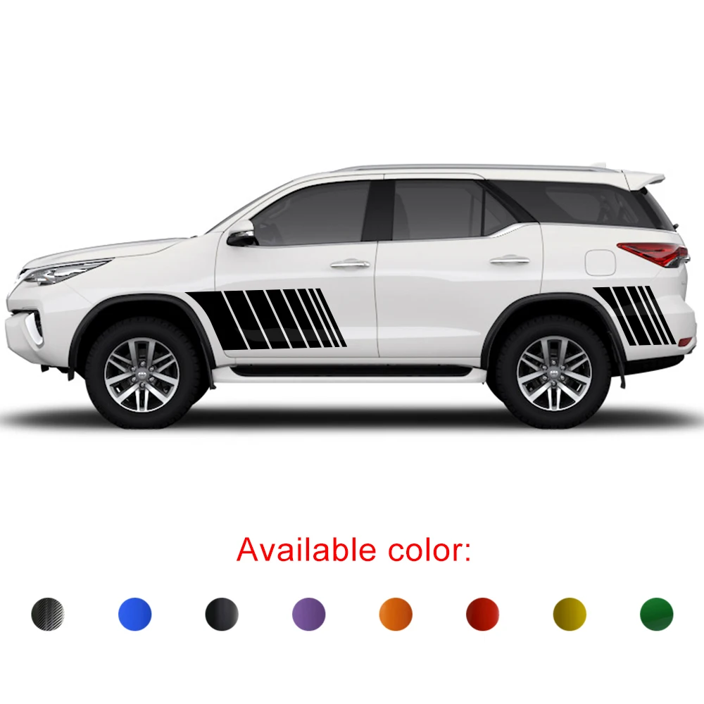 Fit For Toyota Fortuner 2015 2016 2017 2018 2019 Car Stickers Side Body ...