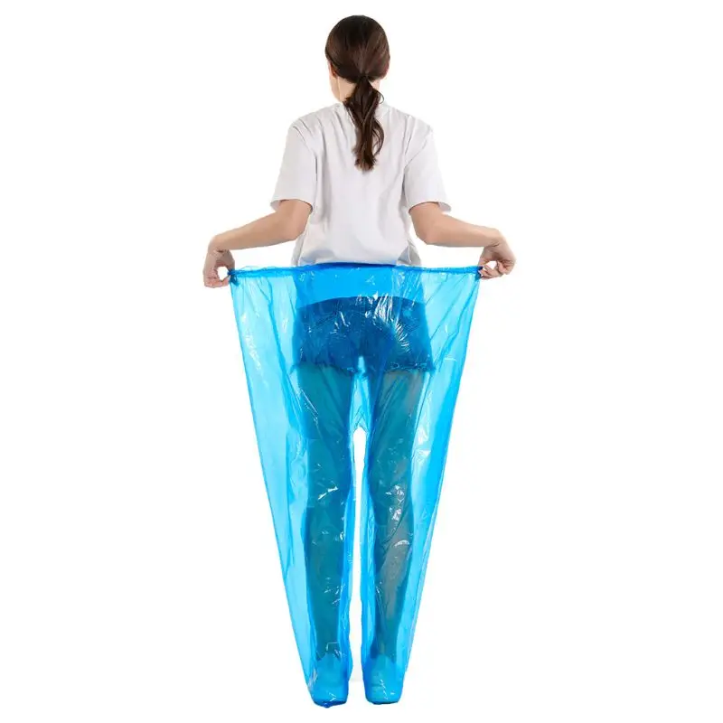 Poncho imperméable jetable, pantalon de pluie, imperméable, pour ...