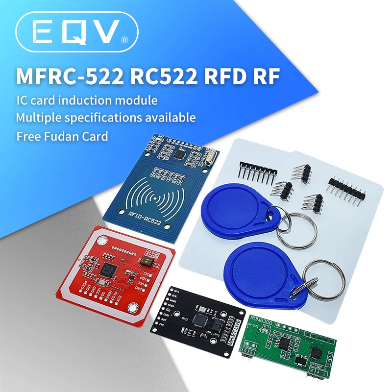 Модуль RFID RC522 MFRC-522 RDM6300, наборы S50 13,56 МГц 125 кГц 6 см с ...