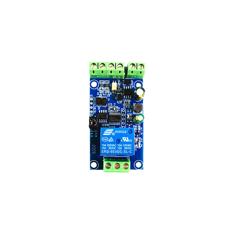 Modbus RTU DC7-24V 1 Channel Relay Module RS485/TTL UART 1-way Input ...