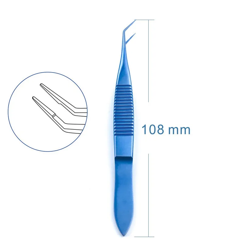 New Titanium Angled Troutman Superior Rectus Forceps ophthalmic eye ...