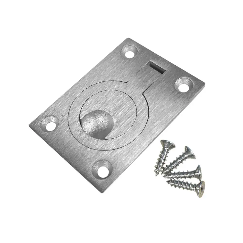 Boat Recessed Hatch Spring Loaded Pull Handle Marine Locker Flush ...