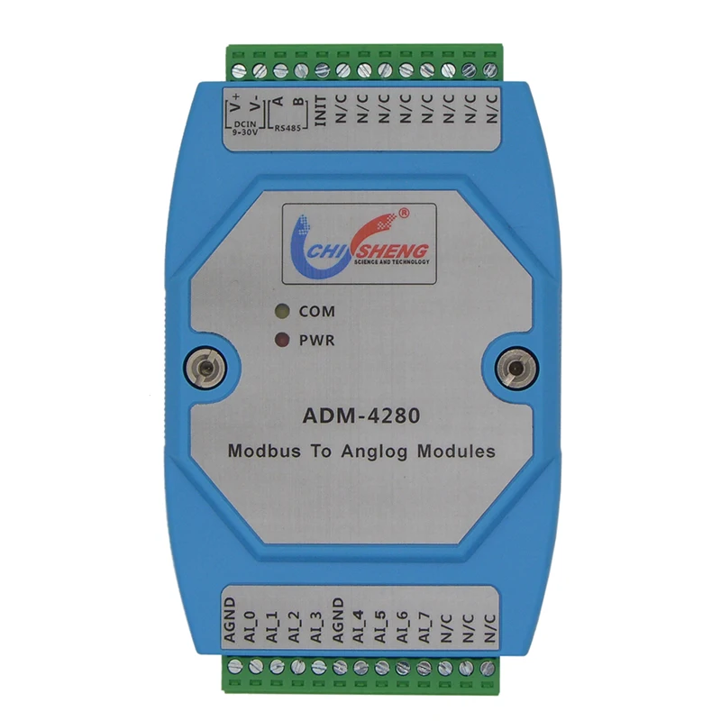 Аналоговый преобразователь Modbus 8 способов 4-20 мА или напряжение 0 ...