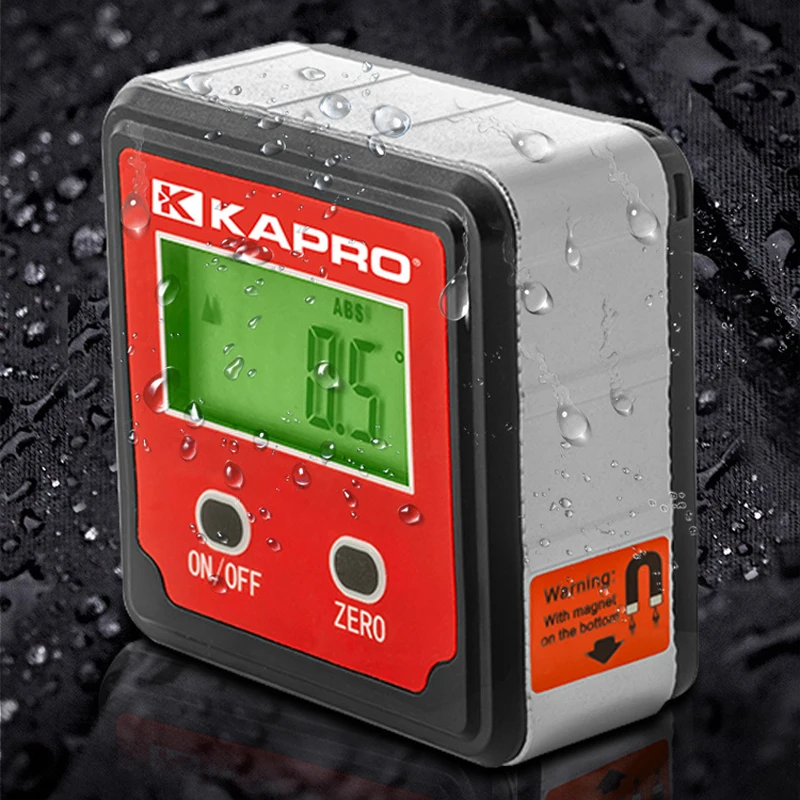 Цифровой мини Гониометр Kapro, высокоточный угломер электронный уровень ...