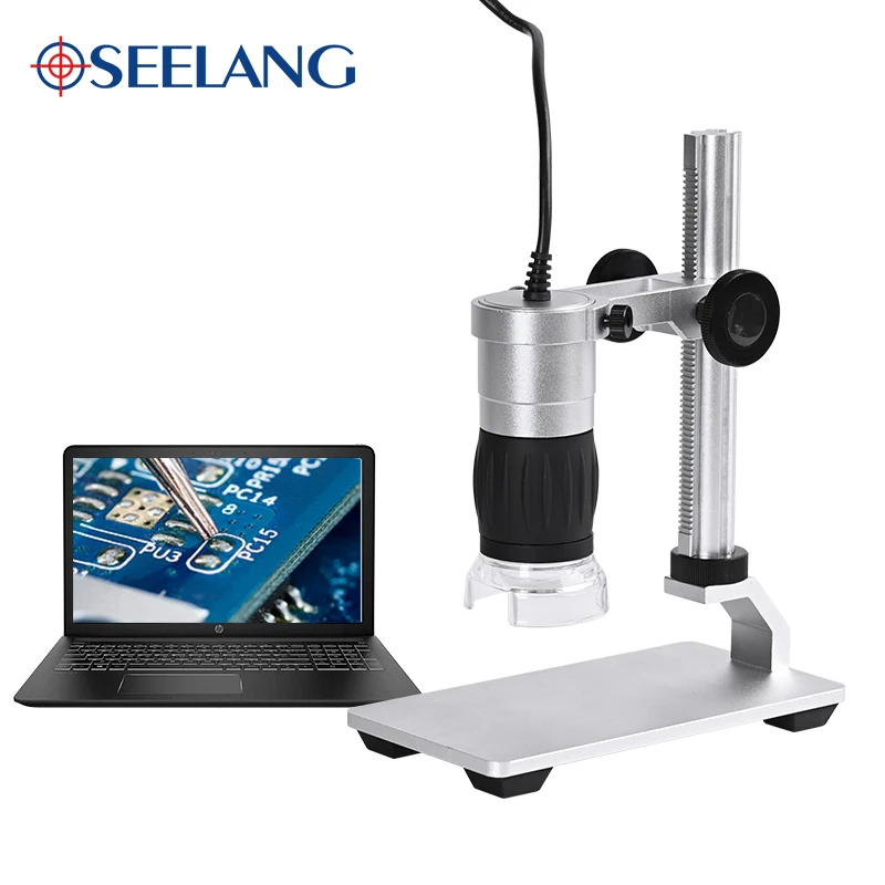 2.1MP HD chip aluminum alloy body USB Stereo microscope Handheld ...
