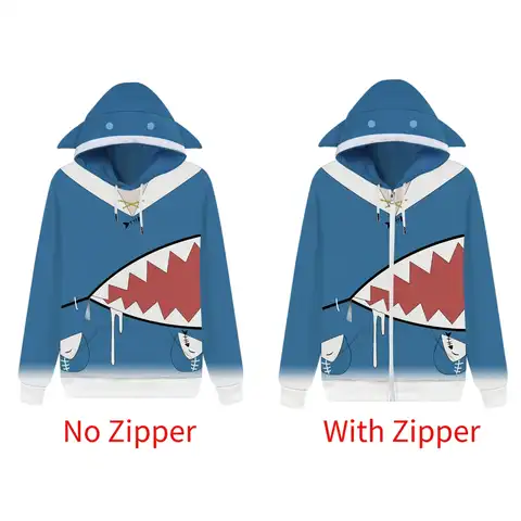Gawr gura jacket - купить недорого | AliExpress