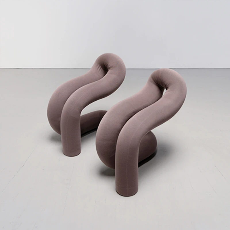 GY Furniture Minimalist Designer Special-Shaped Chair Elbow a Double ...