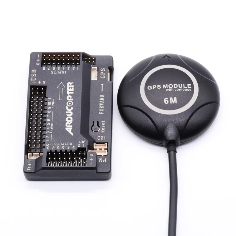 Контроллер полета APM2.8 + 6M/M8N GPS Встроенный компас apm 2,8 2,5 2,6 ...