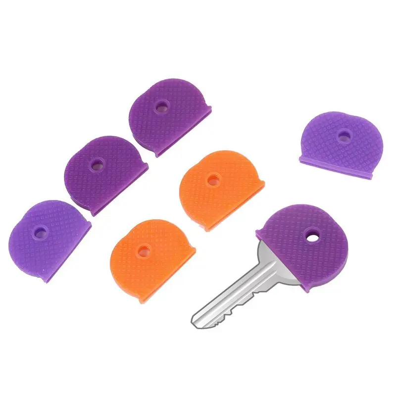 30 PACK Coloured KEY TOP COVERS Head/Caps/Tags/ID Markers mixed toppers ...