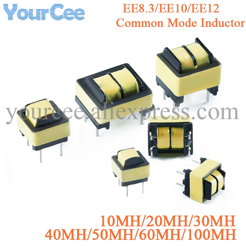 Индуктивности EE8.3 EE10 EE12 10-100 мГн, 5 шт., Your Cee | AliExpress