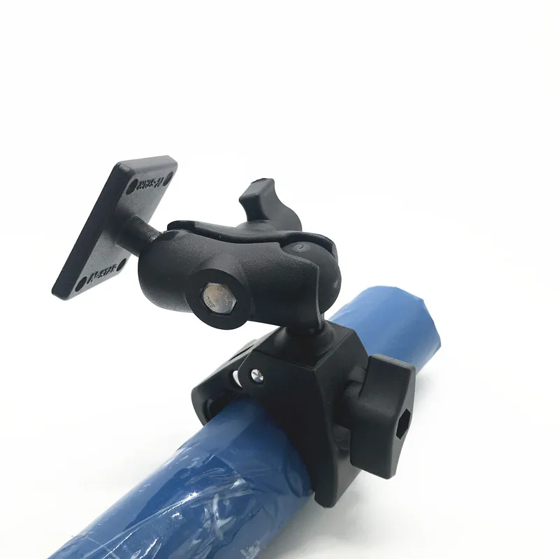 Tough-Claw Mount with Double Socket Arm and Round AMPS Base Adapter for