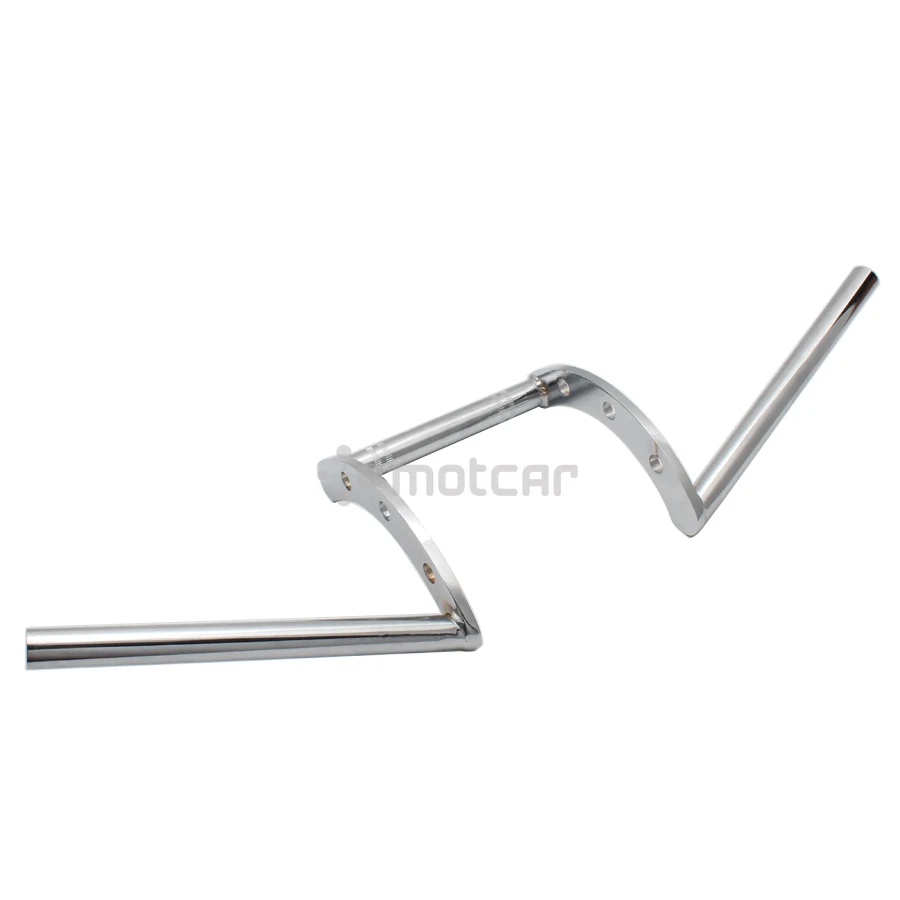 Motorcycle Chrome Steel 22mm High Bar Pullback Handlebar For Harley ...