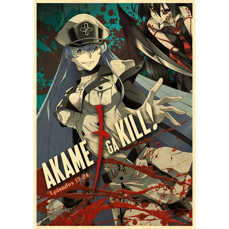 Akame Ga Kill Anime Poster Decor For Home Posters Room Wall Pictur ...