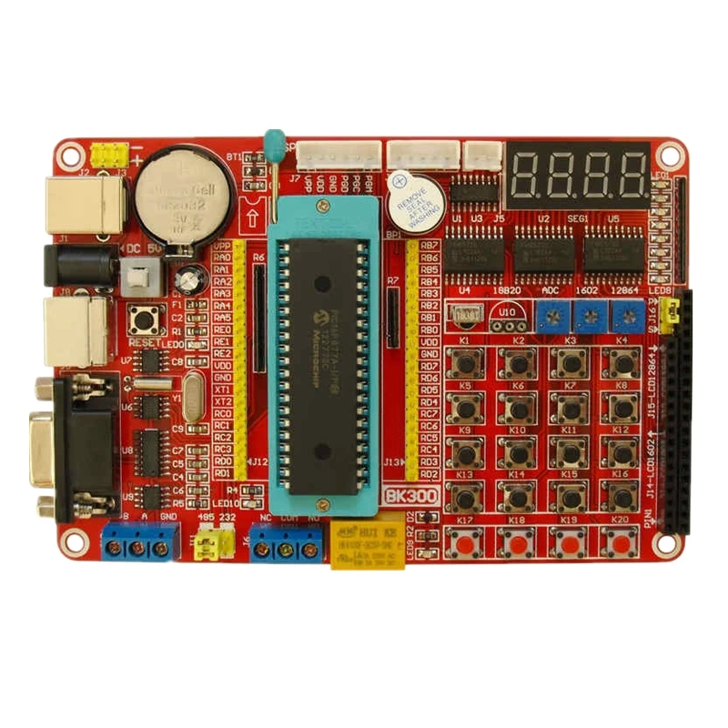 PIC development board microcontroller learning board PIC16F877A ...