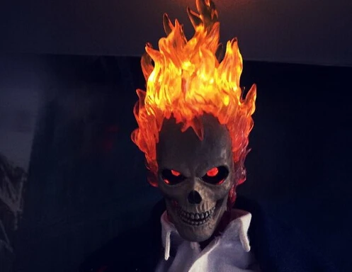 Nicolas Cage Ghost Rider Makeup