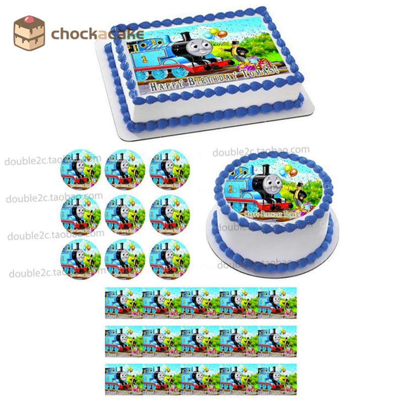 Thomas The Train Round Cake