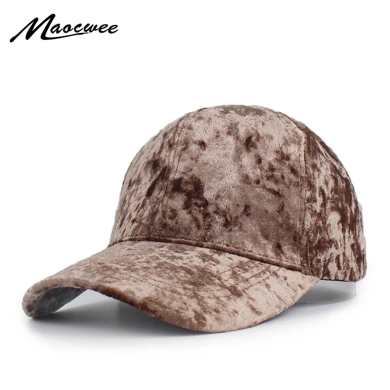 New Women Velvet Baseball Cap Mens Casquette Bones cap Fashion Snapback cap
