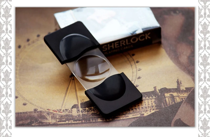 Mini Detective Sherlock Loupe Magnifier Magnifying Glass Holmes ...