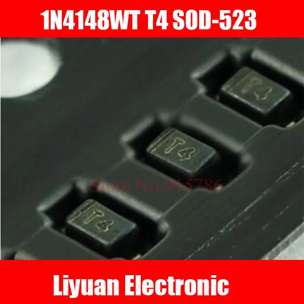 100 шт. 1N4148WT T4 SOD-523 SMD коммутационный диод | Электронные ...