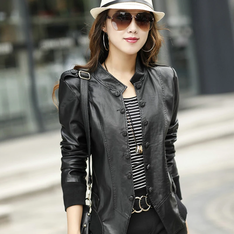 Girls Black Leather Jacket