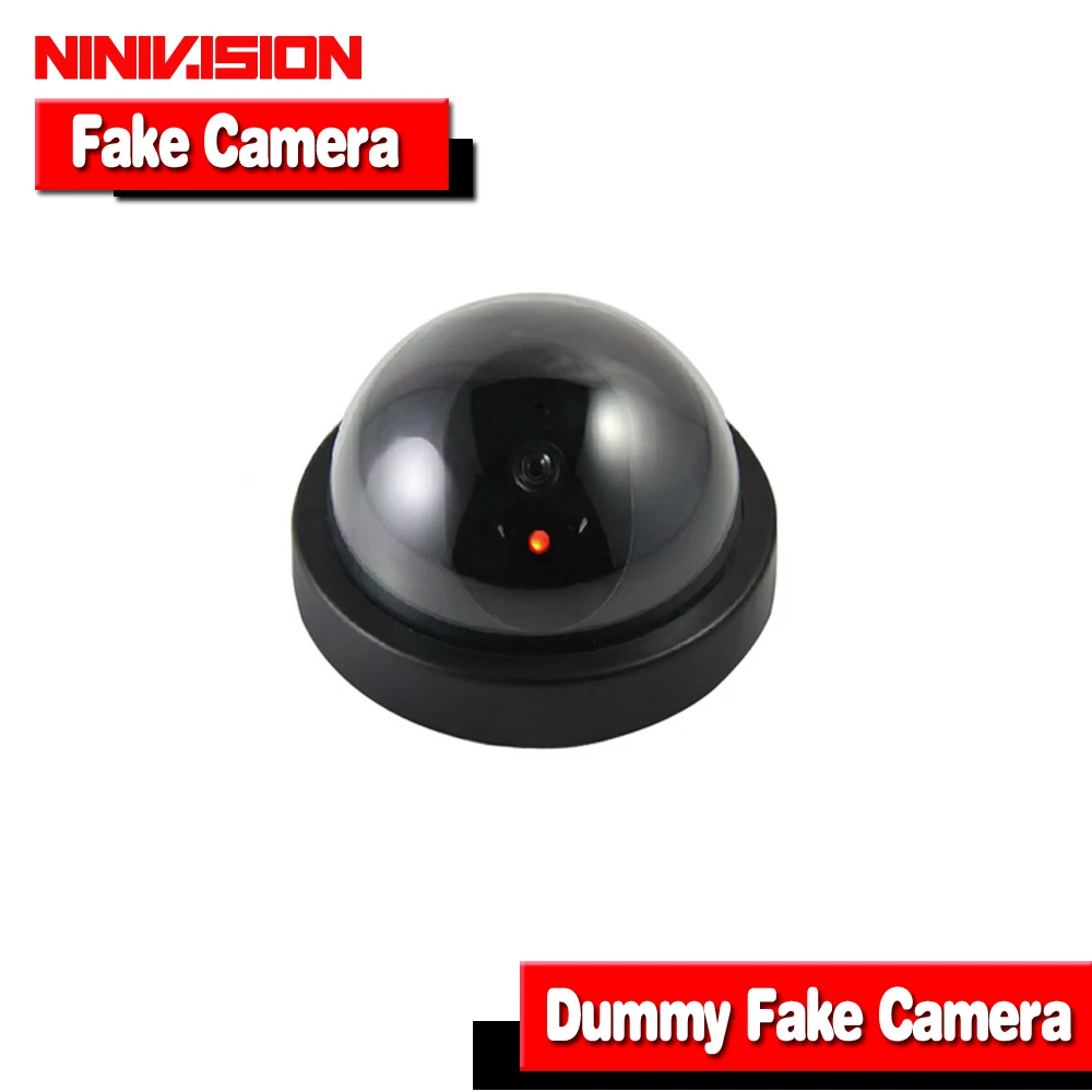 Surveillance Dummy Flash Blinking LED Fake dome camera home CCTV ...