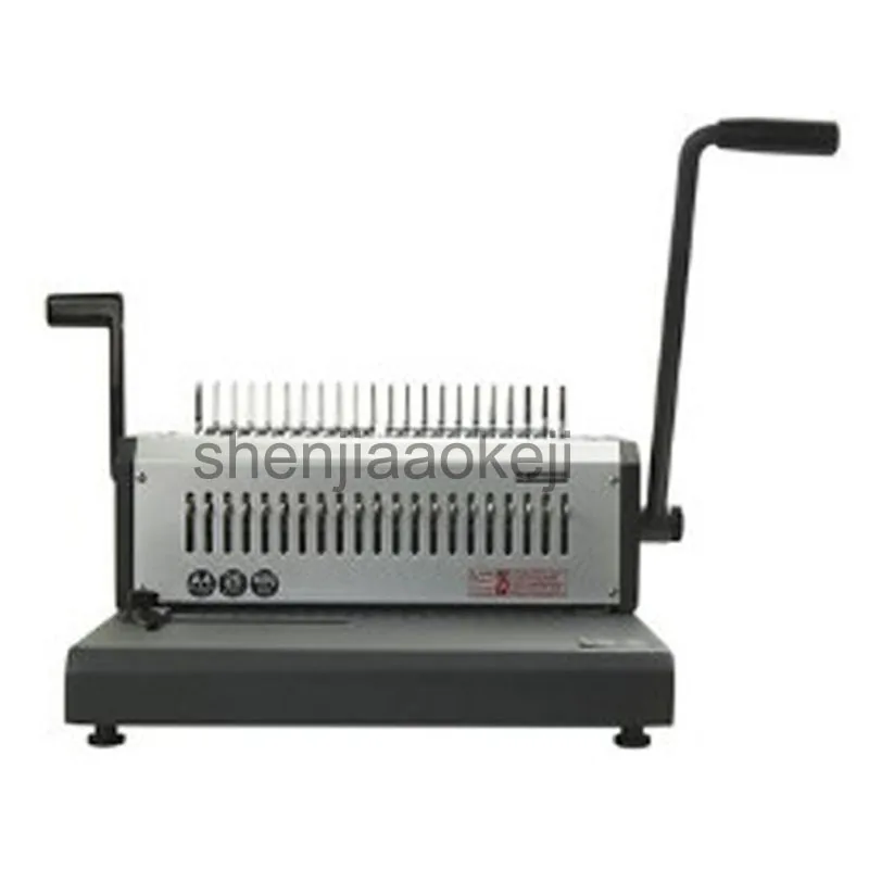 21holes Manual Comb Binding Machine A4 size Binder rubber ring clip ...