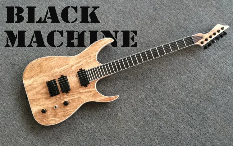 Handbuilt Black Machine B6 Electric Guitars,35mm SwampAsh Body,Jinho ...
