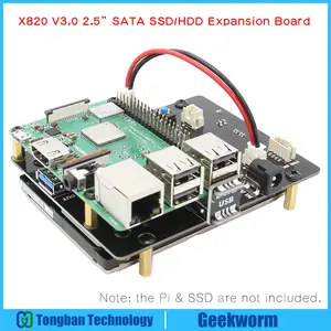 Raspberry Pi X872 NVMe 2280 SATA SSD Shield/Expansion Board