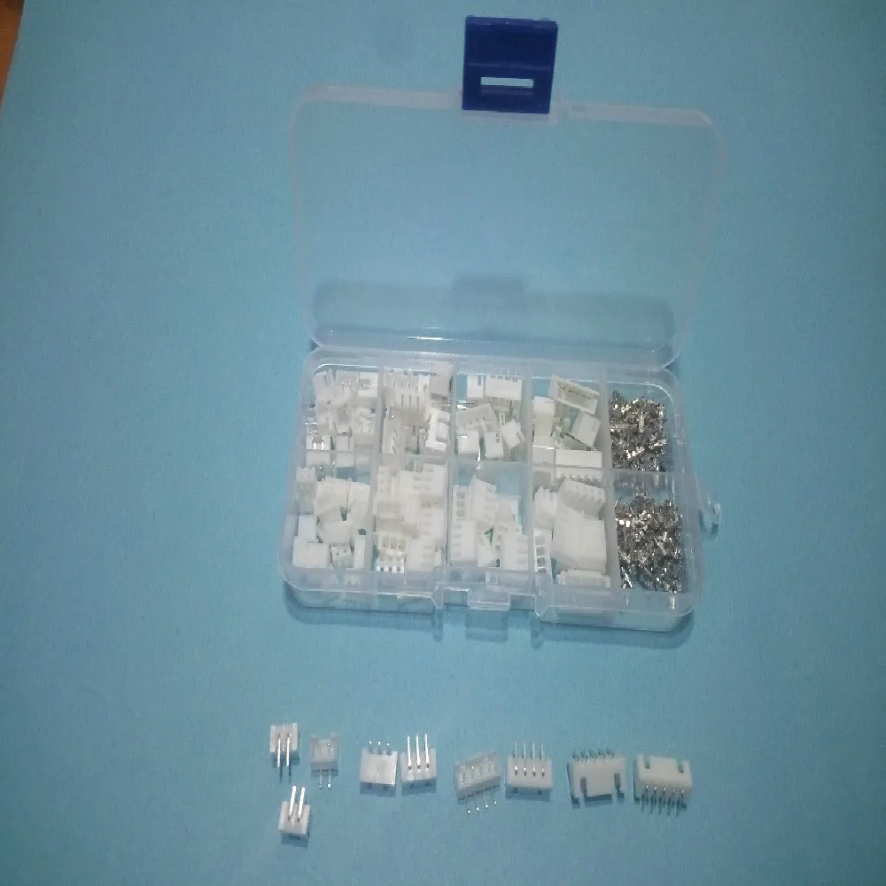 60 sets Kit 2p 3p 4pin Right angle 2.54mm Pitch Terminal