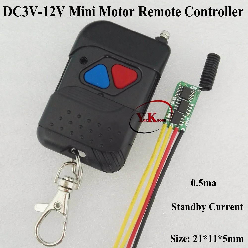 Motor Remote Switch DC 3V 3.7V 4.5V 6V 7.4V 9V 12V Smart Lock Mini ...
