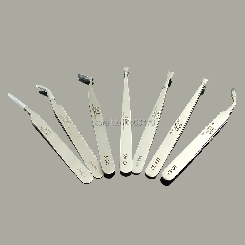 Free Shipping 10pcs High Quality VETUS 90 SA Electric Tweezer Cleanroom ESD Tweezer Anti static Tweezers AliExpress